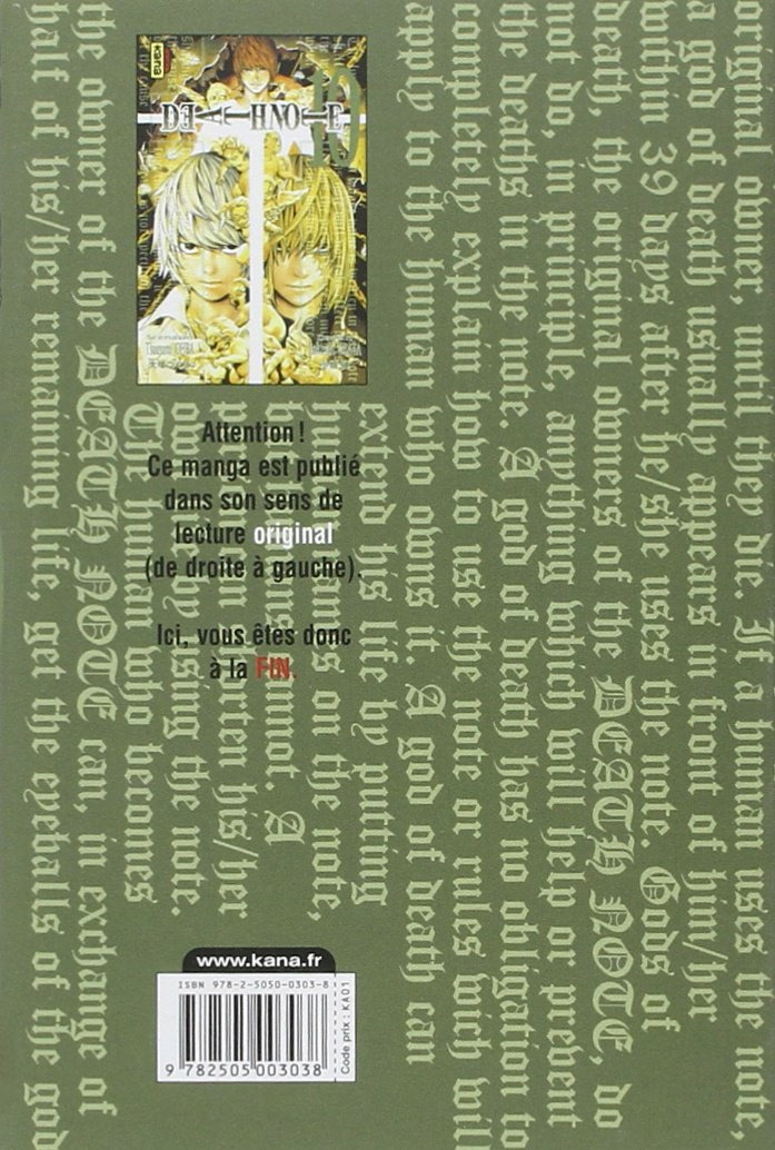 DEATH NOTE - TOME 10 - azu manga